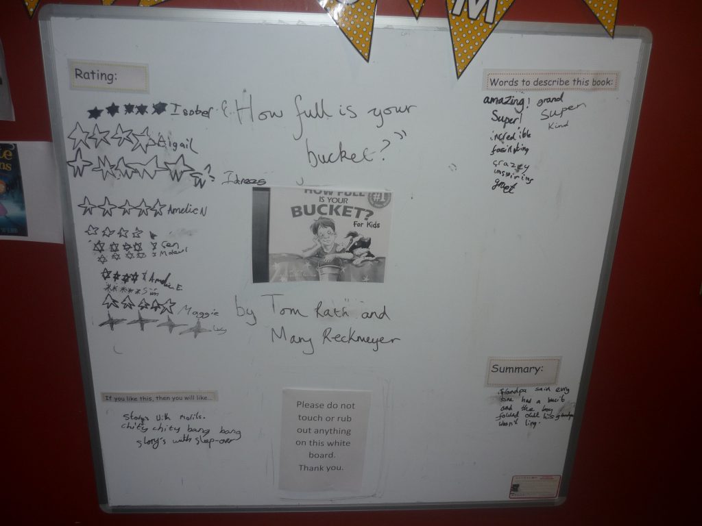 Interactive Reading Recommendation Board - Reading for Pleasure