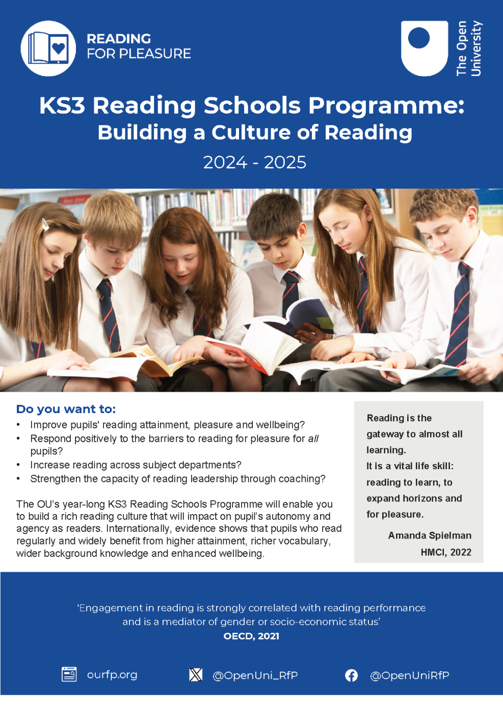 Reading Schools Programme - Reading for Pleasure