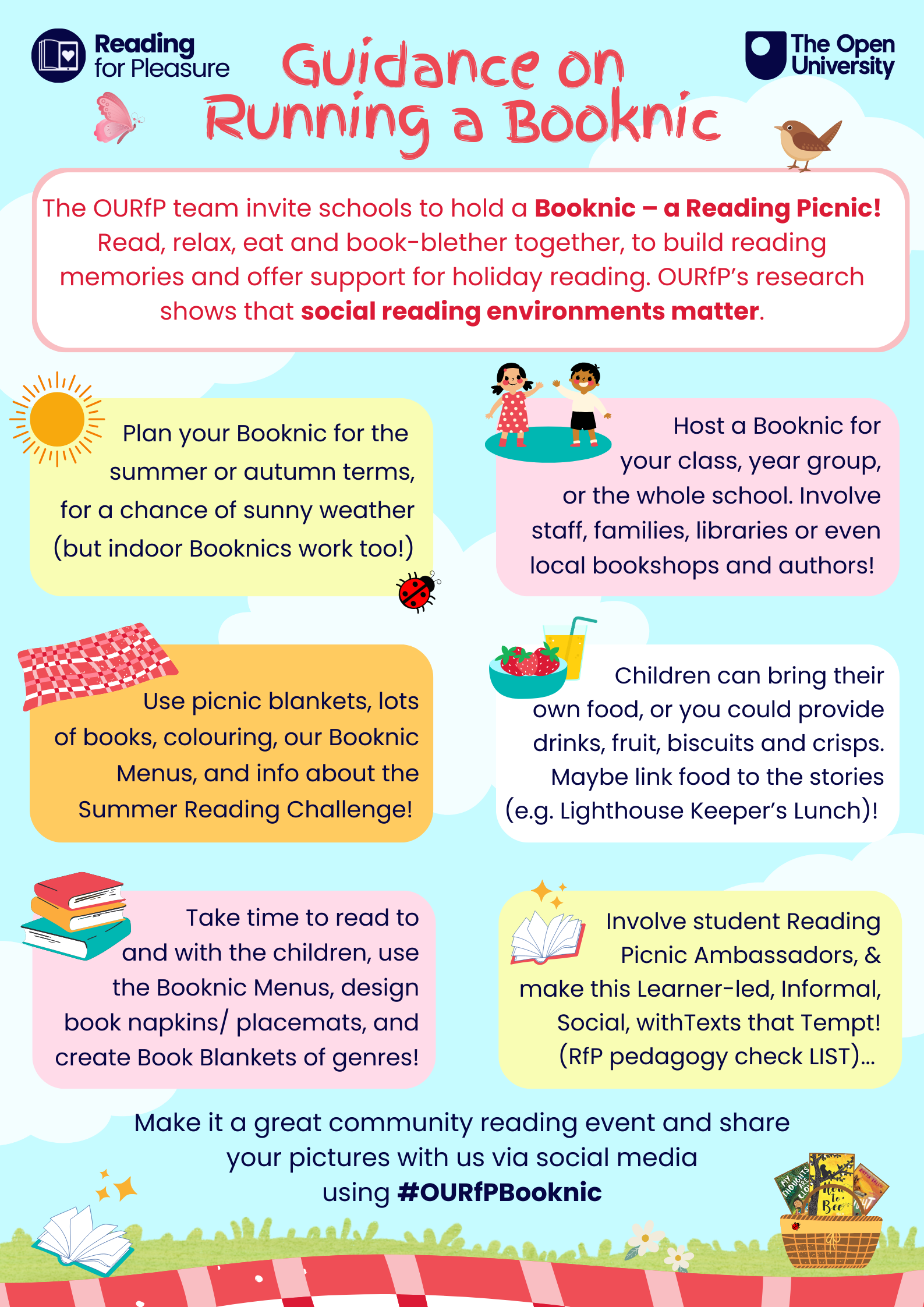 Host an Autumn Booknic - 2024! - Reading for Pleasure