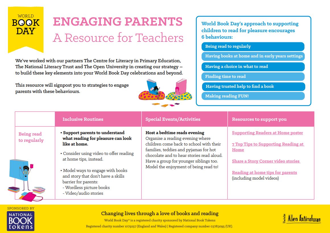 Engaging Families webinar and resources with World Book Day, CLPE and ...